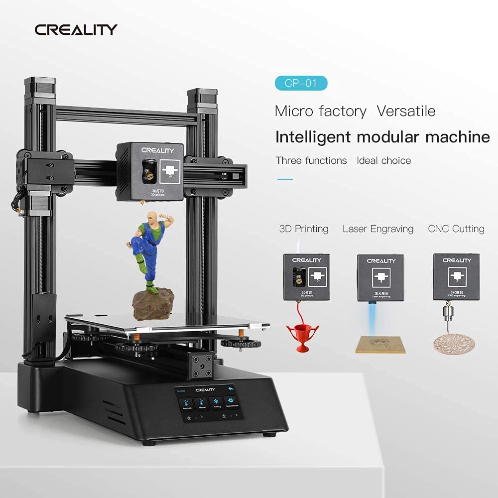 Creality CP-01 3D Printer/Laser Engraver/CNC Router Milling Machine ...